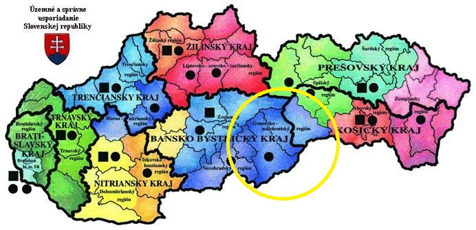Geografické pomery :: Gemerský región